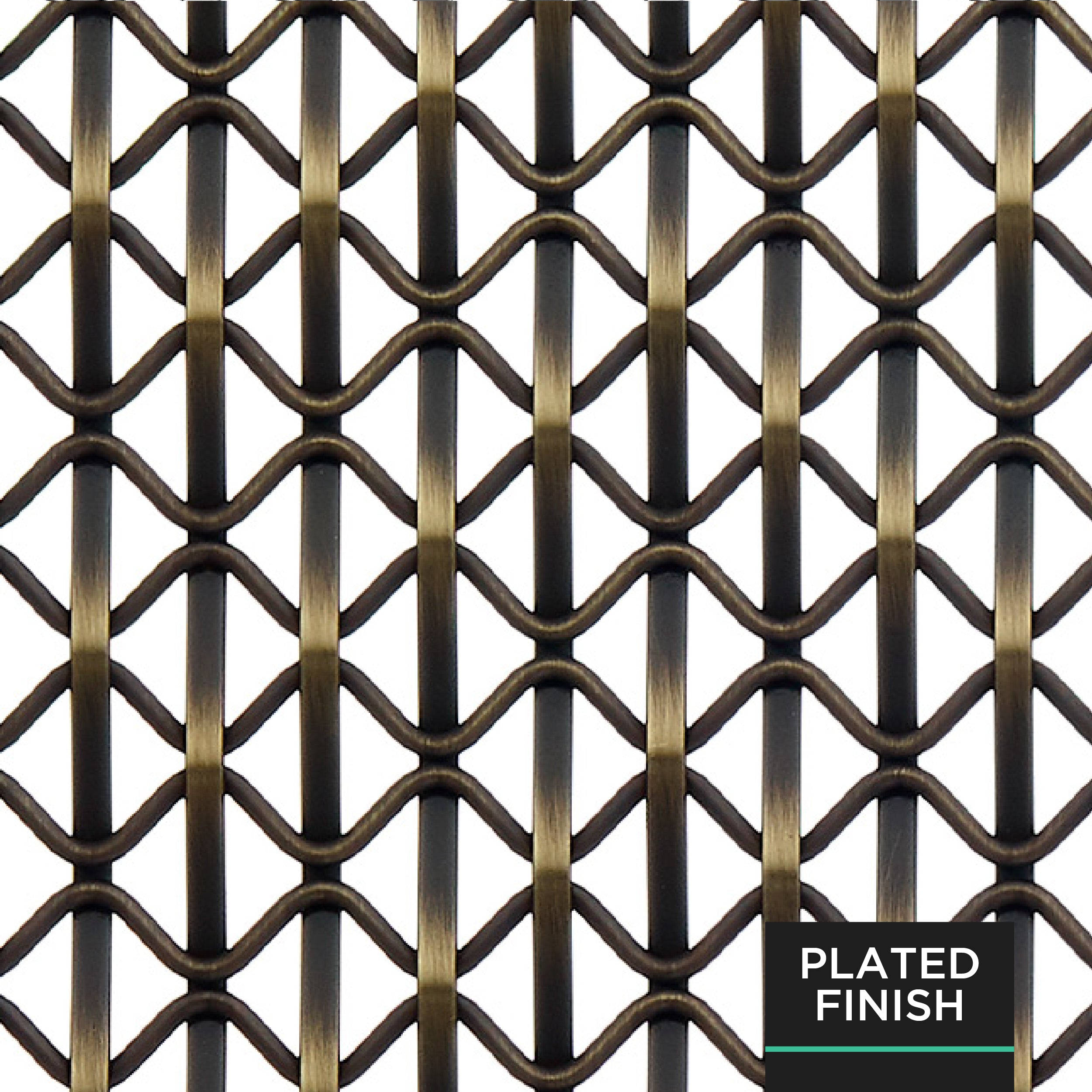 TXZ-3 Antique Brass - 1000mm x 2400mm - Mesh Warehouse