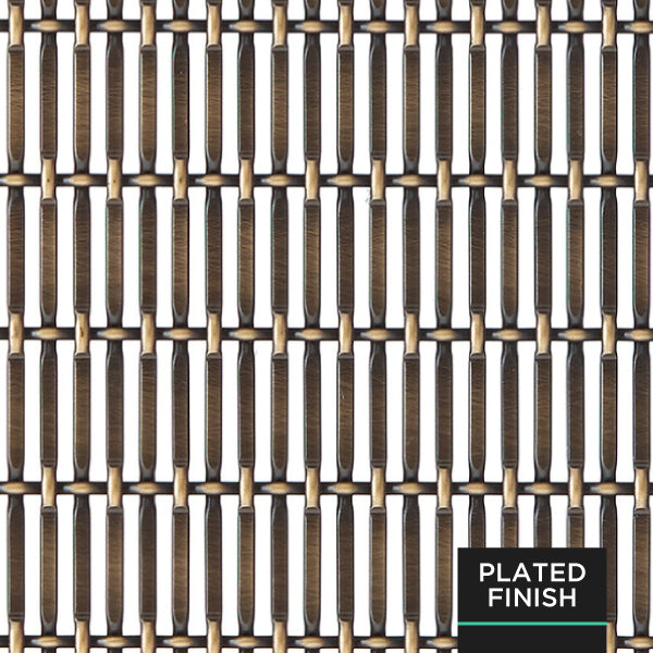 SPZ-52 - Antique Brass Woven Wire Mesh - 1000x2400mm - Mesh Warehouse ...